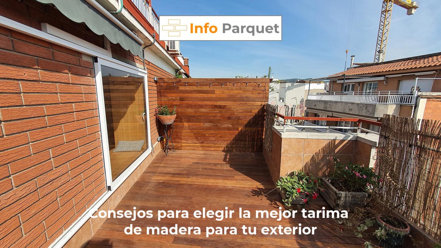 La mejor tarima de madera para tu espacio exterior